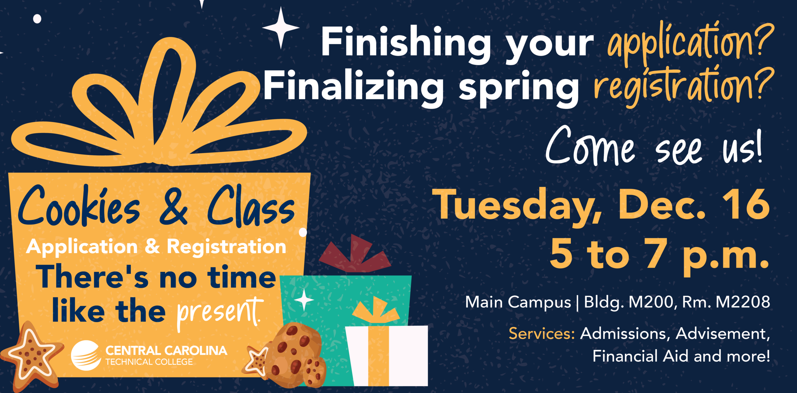 Cookies & Class | Application and Registration Event