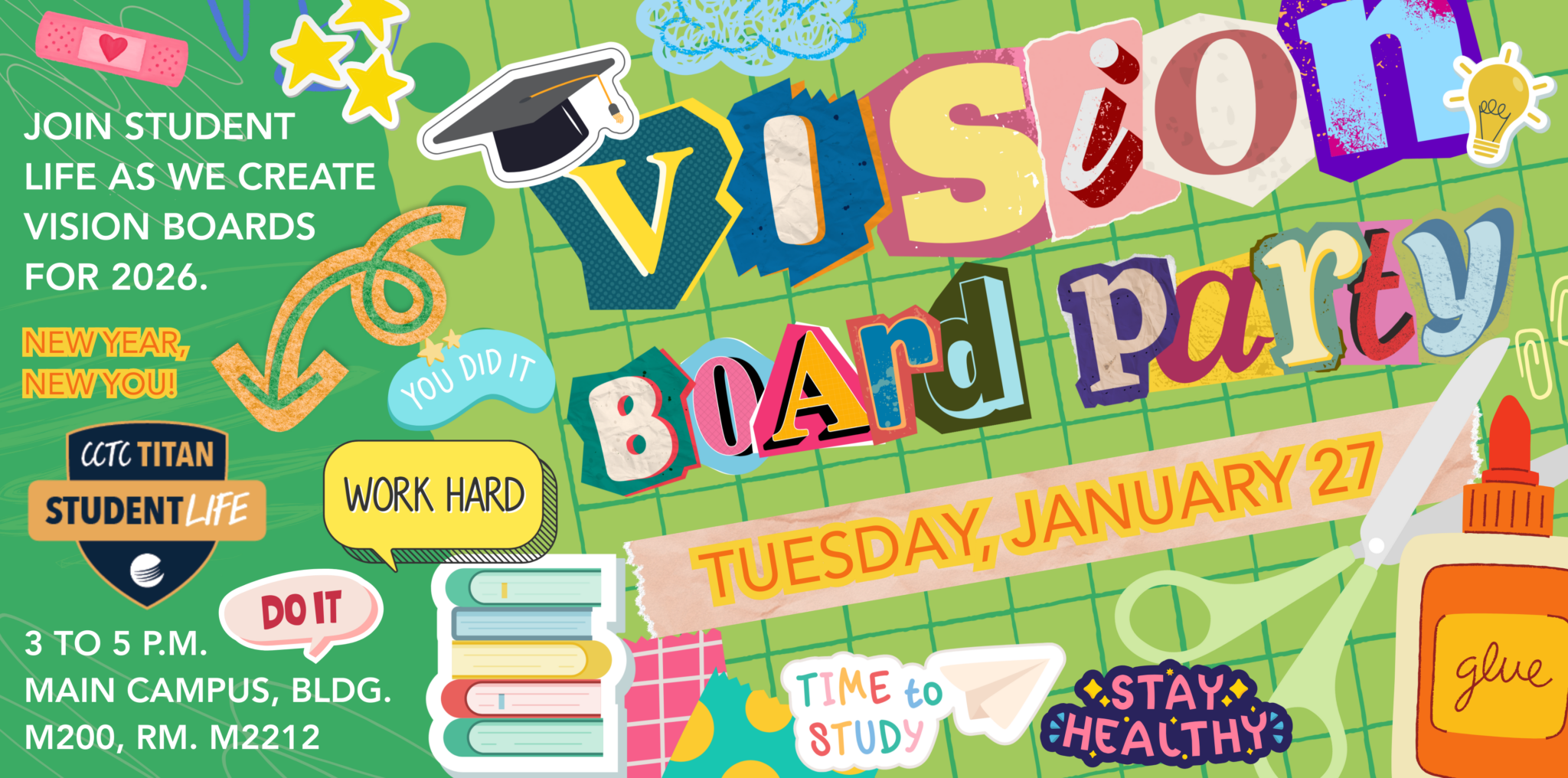 New Year, New Me Vision Board Party